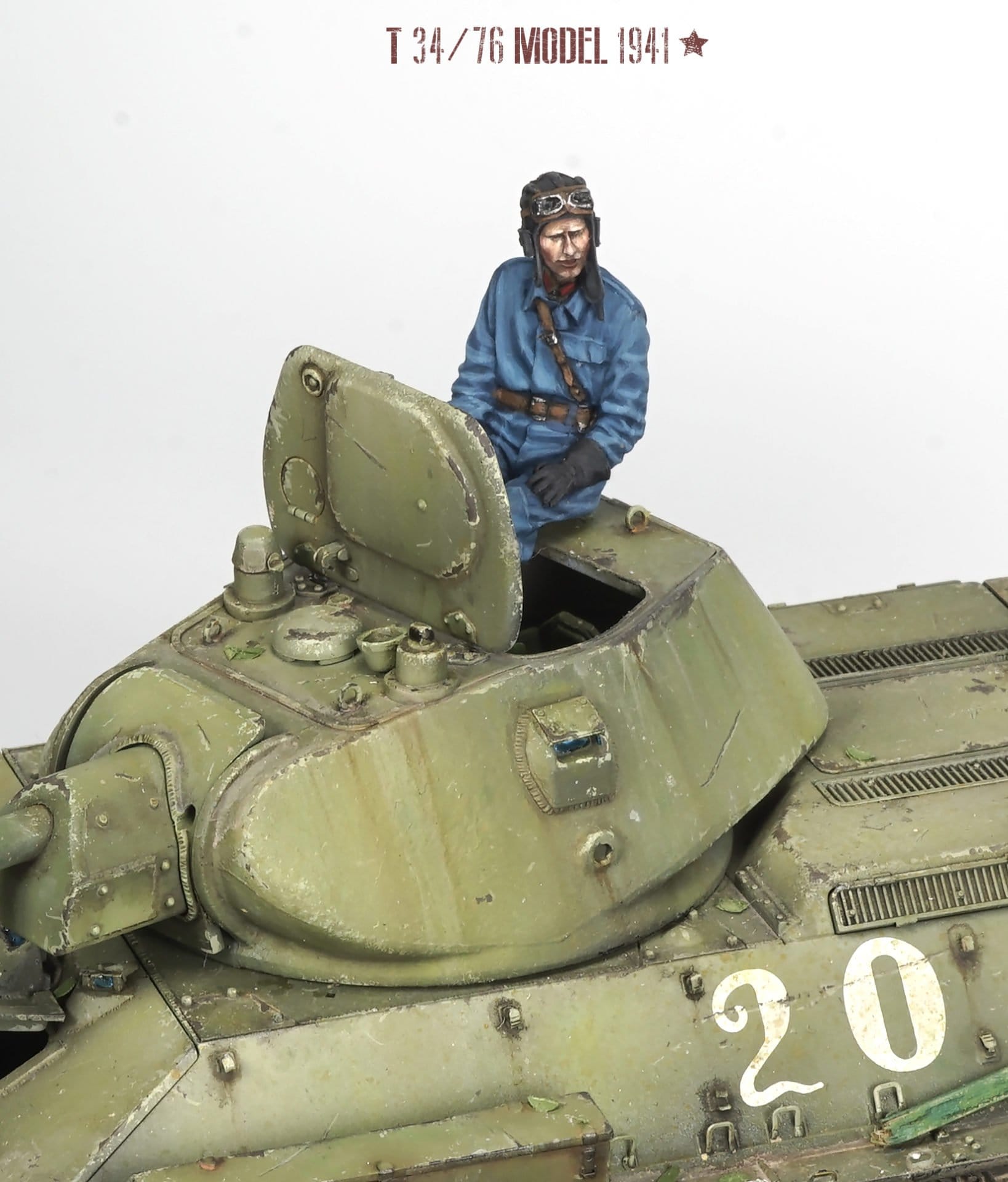 1/35 T34/76 MODEL 1941 Soviet Tank “Don’t be in a hurry to grow up” - SCALELAB