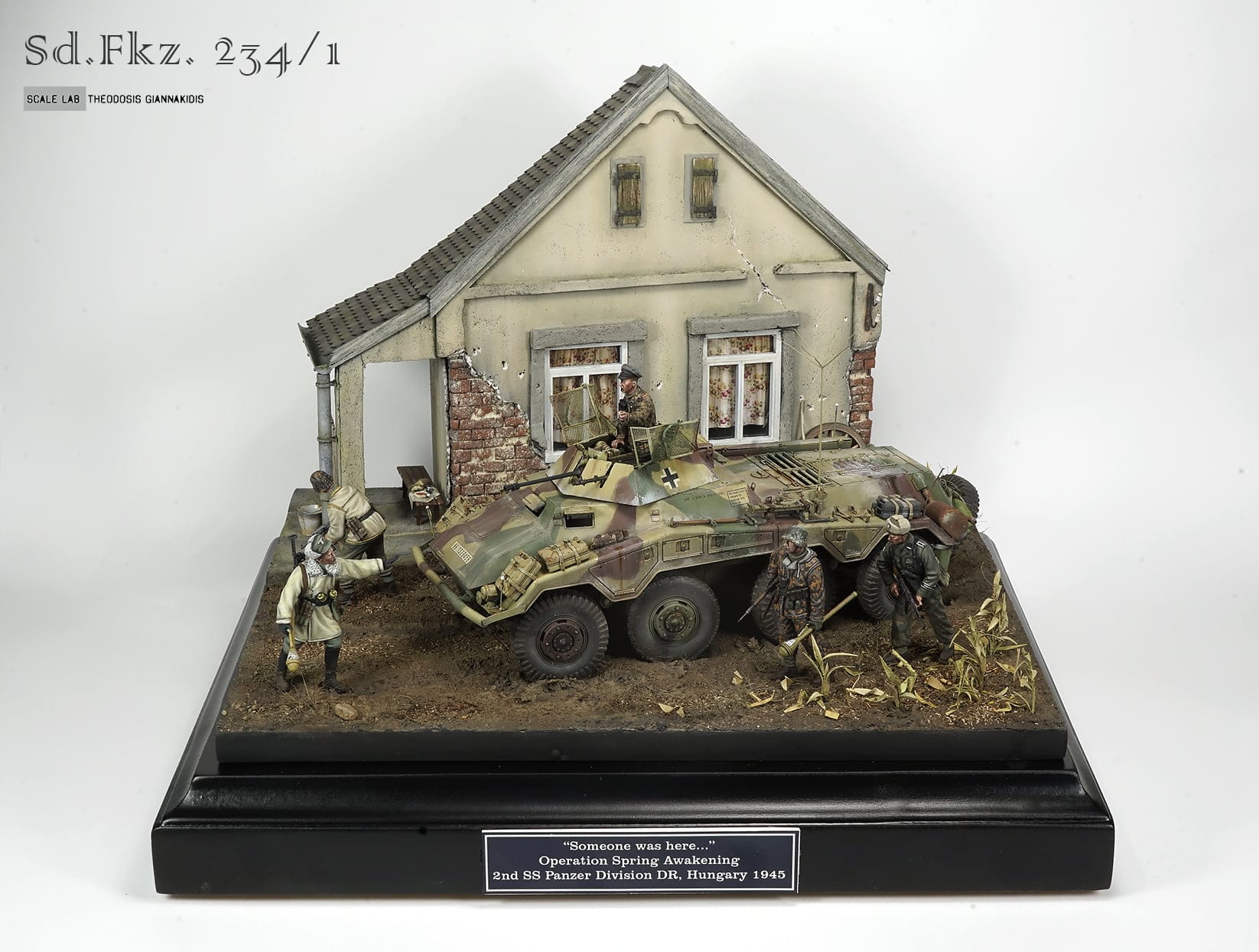 1/35 Sdkfz 234/1 (w/2cm Gun) “Someone was here…” Operation Spring ...